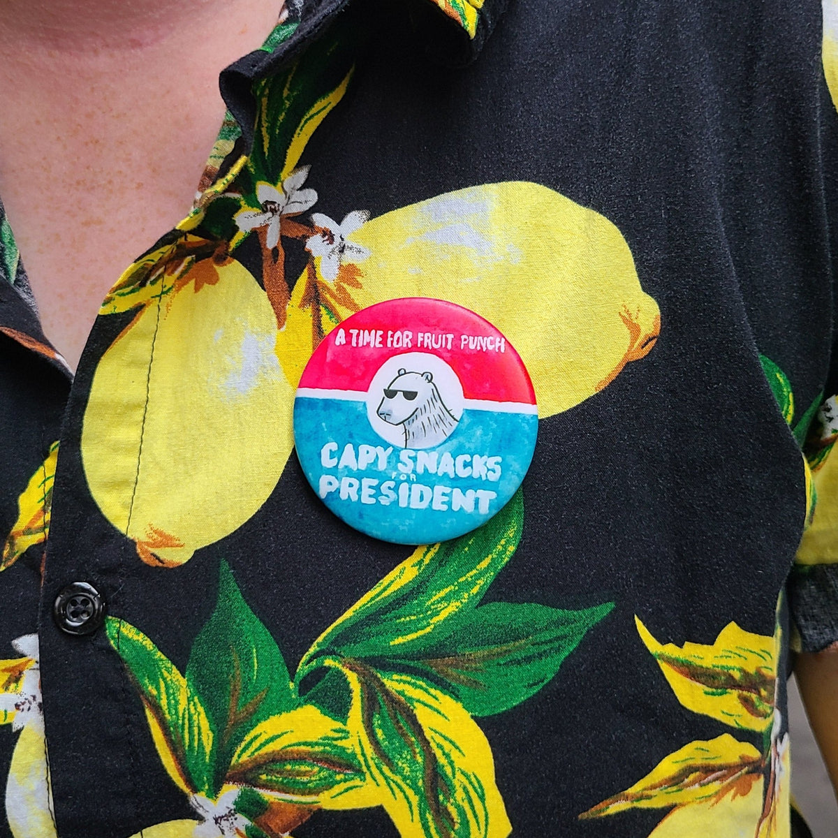 Capy Campaign Pin – Urban Artifact